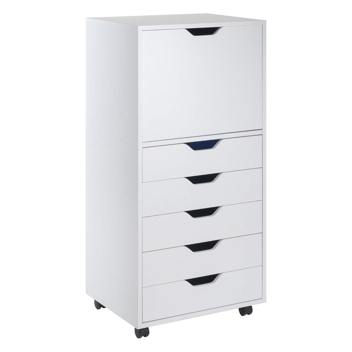 Oakestry Wood Halifax Storage Organization White Multipurpose Cabinet ...